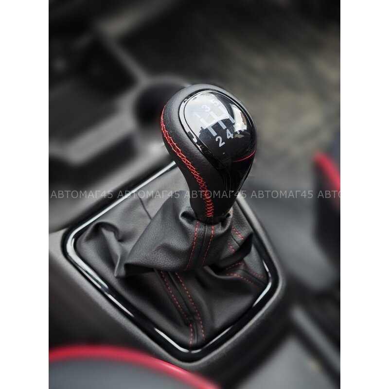 SALMAN Ручка КПП 2190 2192 2194 Lada Granta Гранта с красной ниткой с пыльником