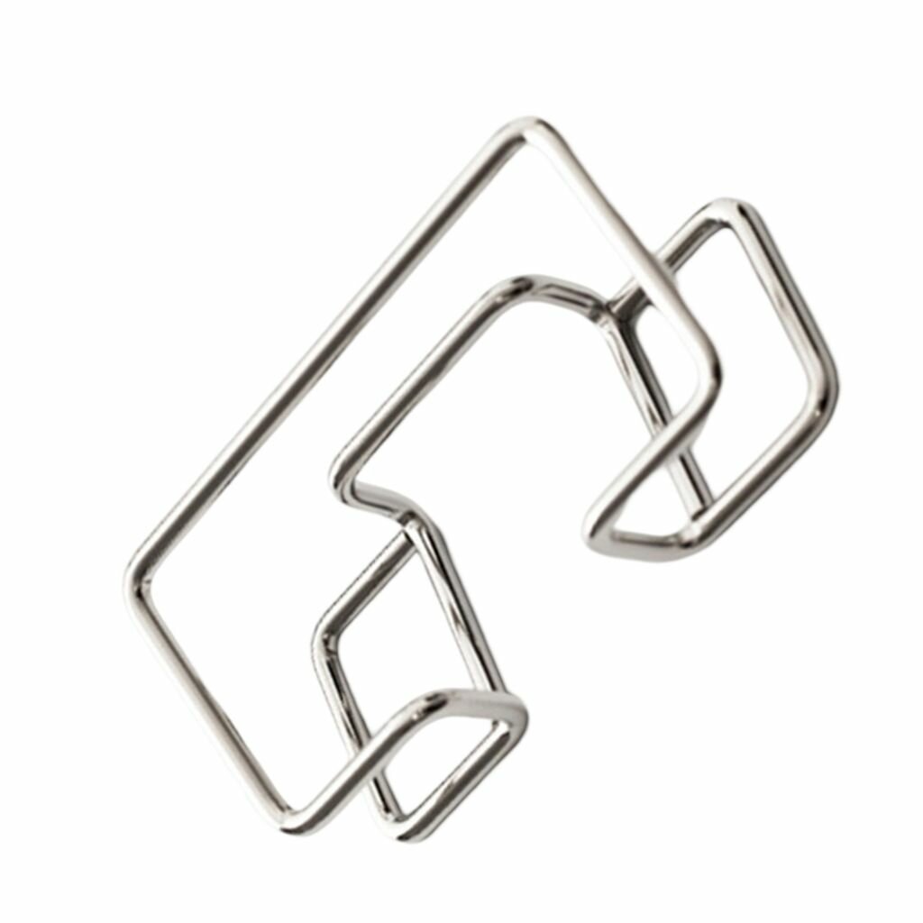 Подставка для книг, Металлическая визитница-золотой