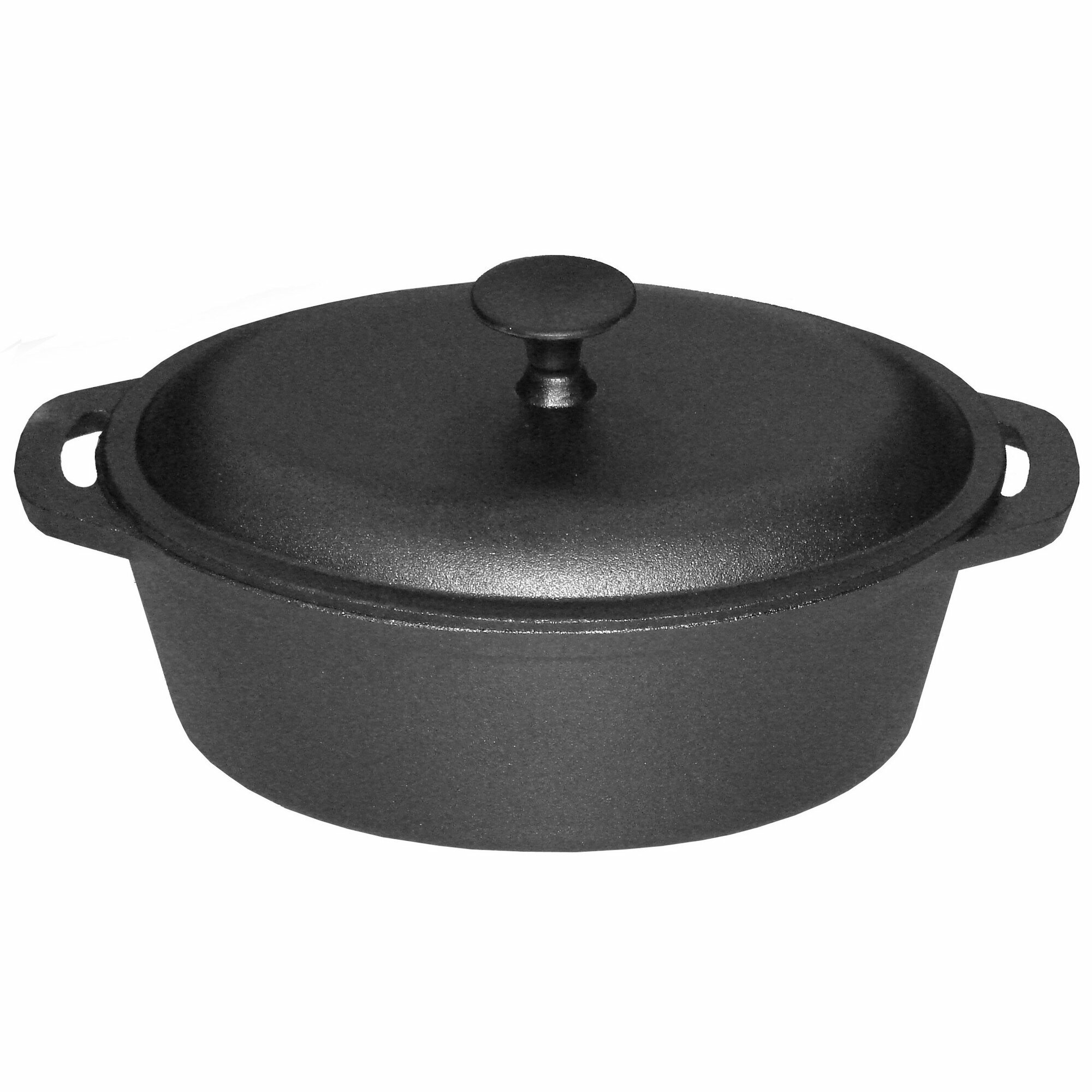 Утятница MALLONY 980003, 3.9 л, 35х21х16.5 см, чугун, с крышкой