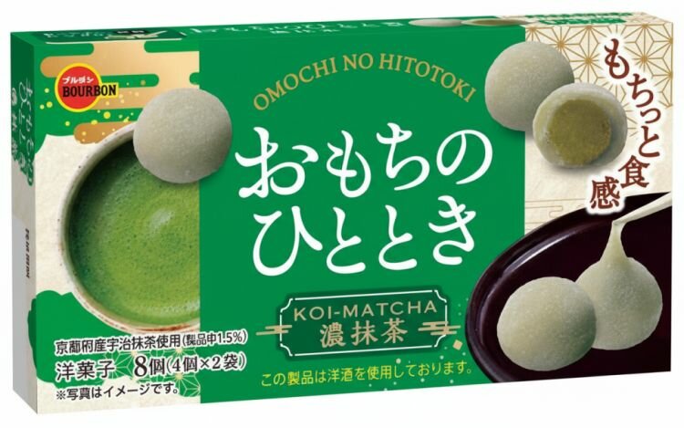 Моти Бурбон BOURBON с начинкой матча 87 гр, Япония