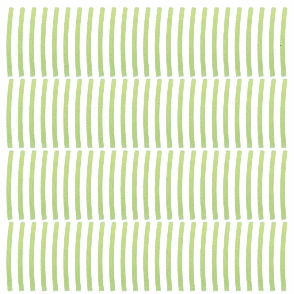 Мини-стержни для термоклея, 100 шт, 7x100 мм, цветные, звездно - зеленый