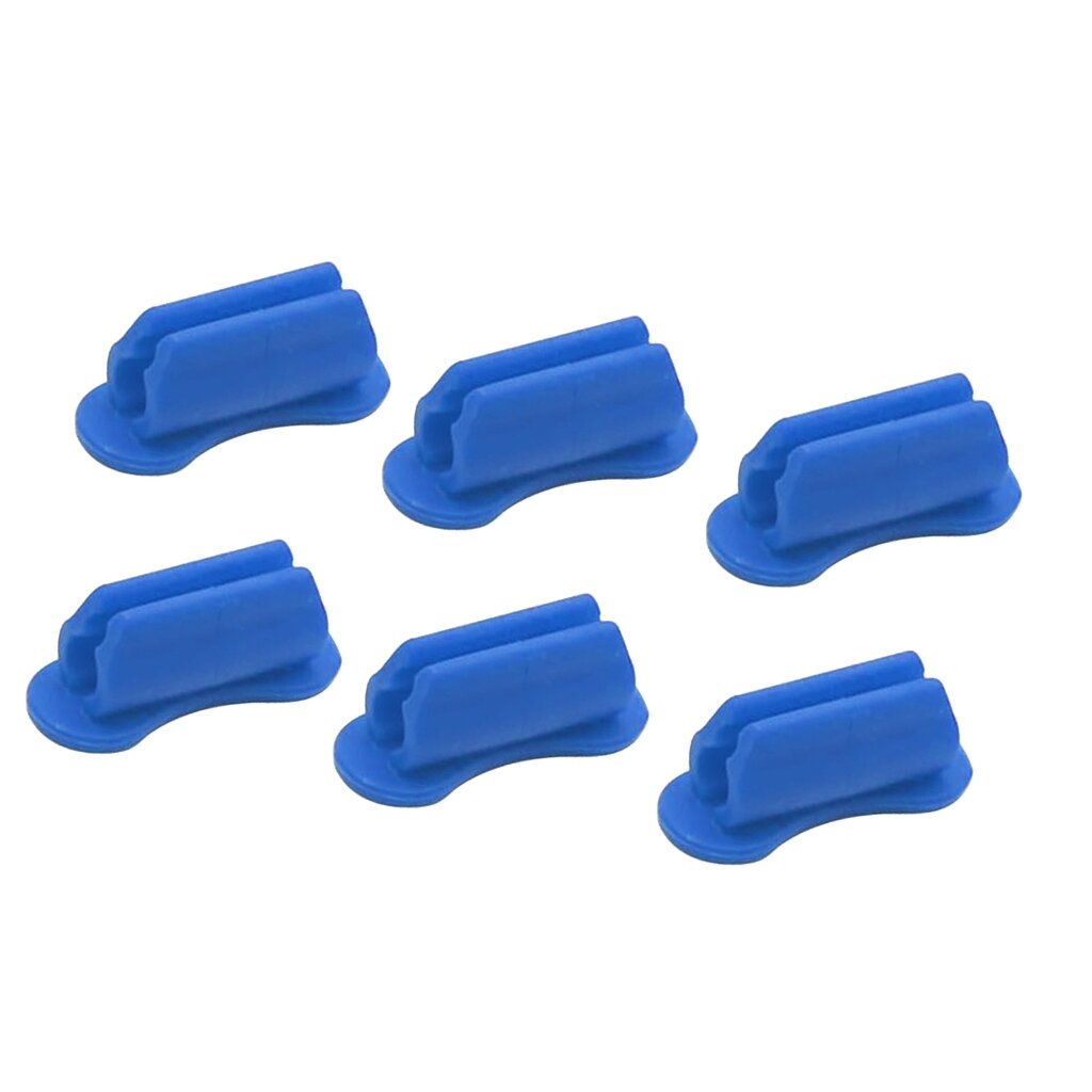 Зажим Для Держателя Карандаша в Упаковке из 6 Предметов, Силиконовый Клейкий Держатель Ручки, Гибкий Держатель Карандаша, Зажим для Маркера для Классного Офисного Стола