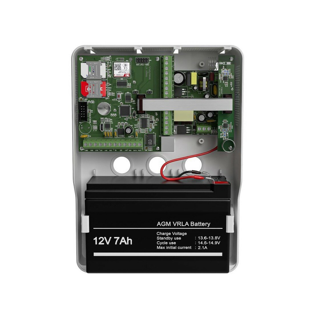 Mega v.4 Ритм в корпусе Приёмный прибор для проводных и беспроводных охранных извещателей