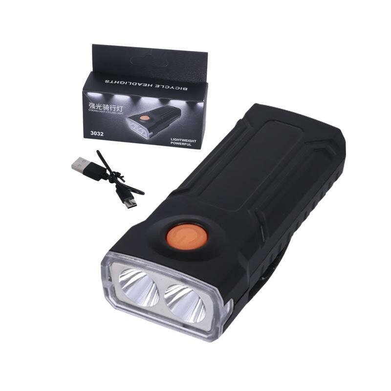 Фонарь для велосипеда передний, мощный водонепроницаемый фонарик на велосипед со встроенным аккумулятором