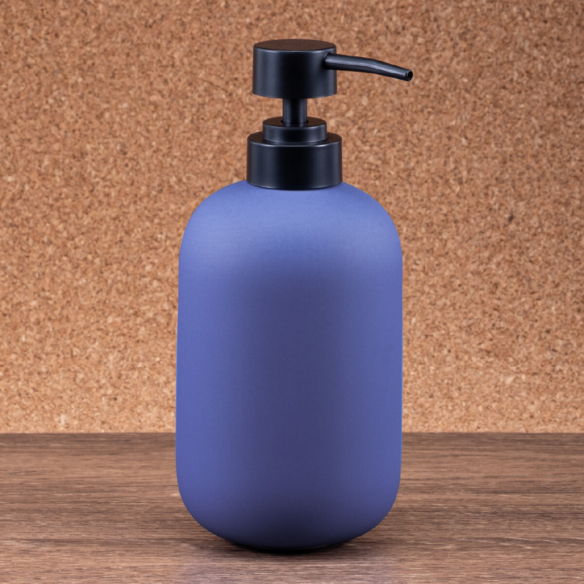 Дозатор для жидкого мыла керамический, 450 мл Terapy синего цвета