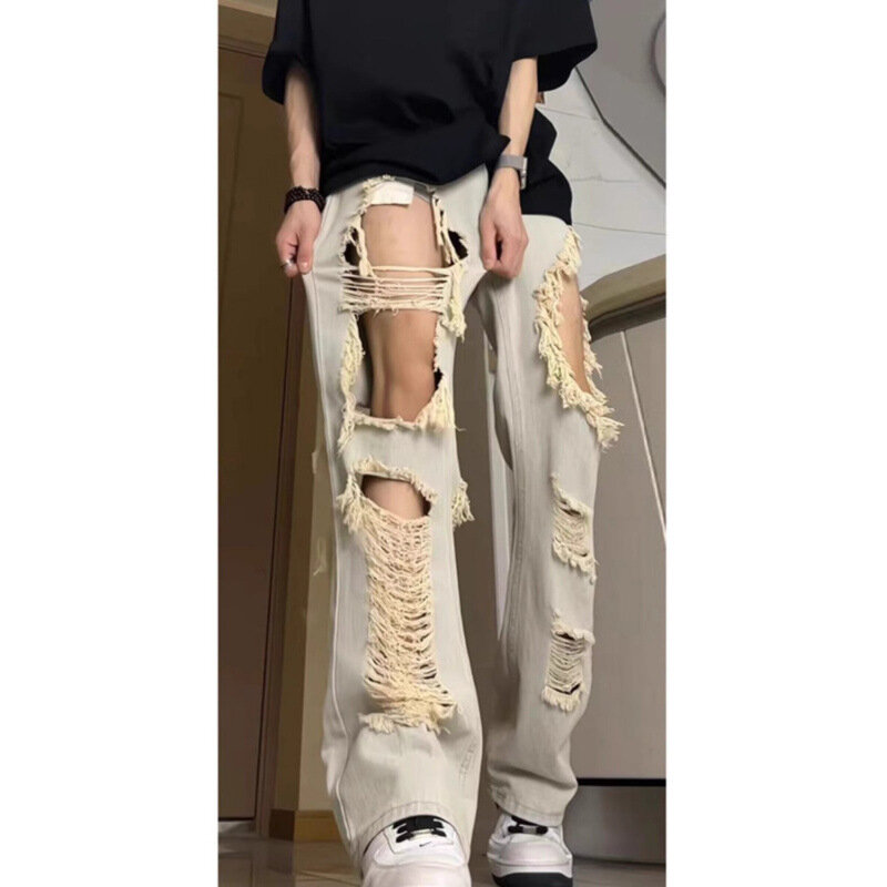 MON Мужские Джинсы Весна Слим Эластичные Универсальные Трендовые Деним, Размер_M