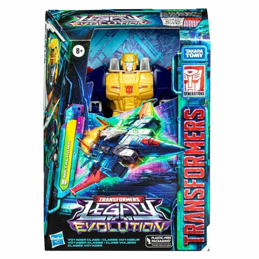Трансформеры игрушки Transformers Legacy Evolution Voyager Class Metalhawk (17.8cm) F7207