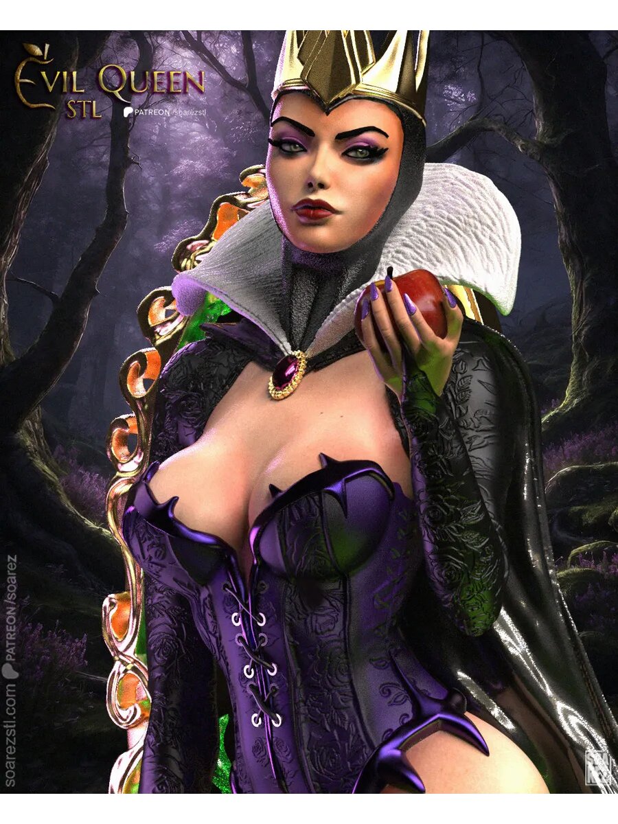 Коллекционная фигурка Evil Queen под покраску 20 см