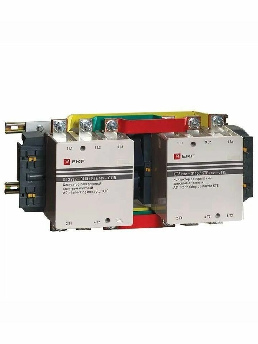 Контактор реверсивный КТЭ 115А кат. 230В AC 2НО EKF ctr-b-r-115