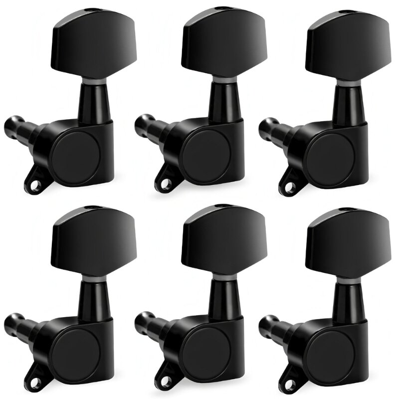 6Pcs Metal Guitar Tunings Pegs Key Tuners Machine Head Knob Guitar Part