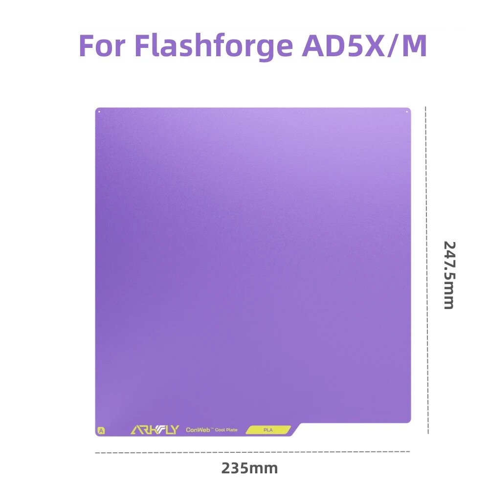 Арплай BuildTak для Flashforge AD5X/M 235x247.5mm