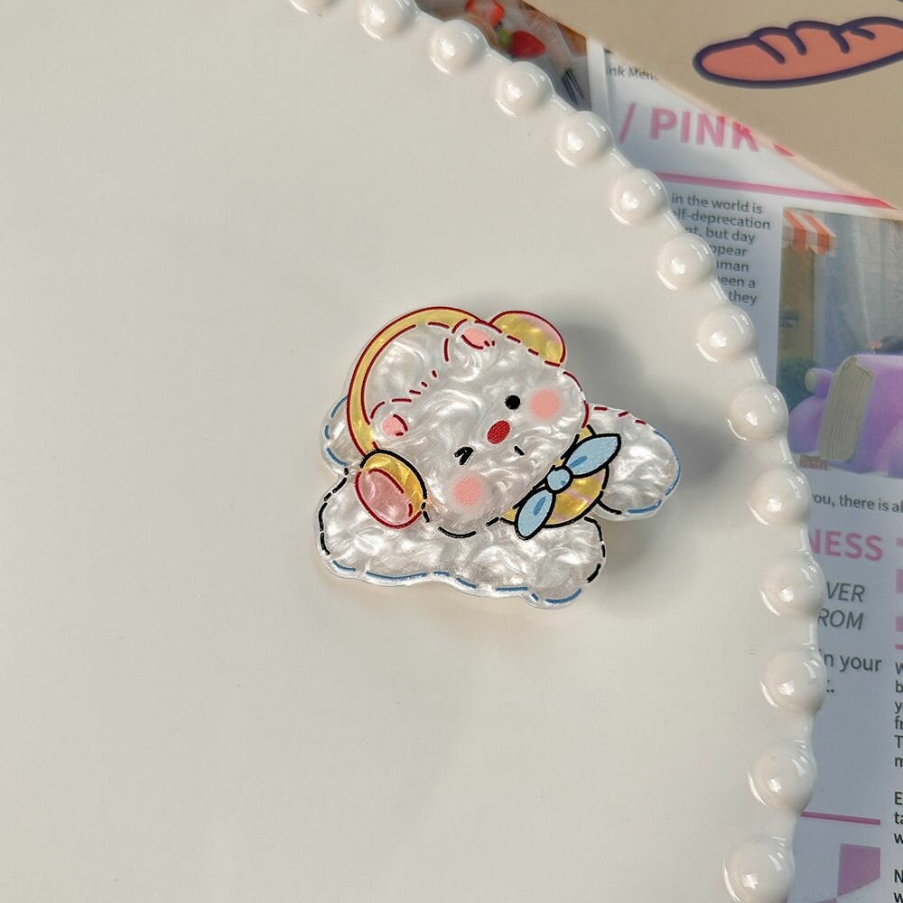 Стиль Ins, японские и корейские сладкие боковые зажимы, милые женские аксессуары для волос с животными, головной убор с изломанными волосами, аксессуары для одежды