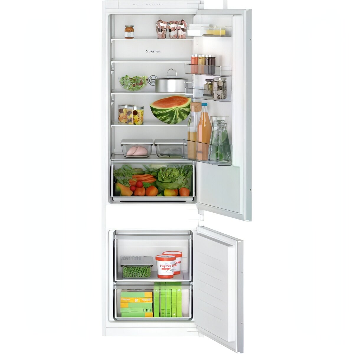 Встраиваемый холодильник комби Bosch KIV87NSE0