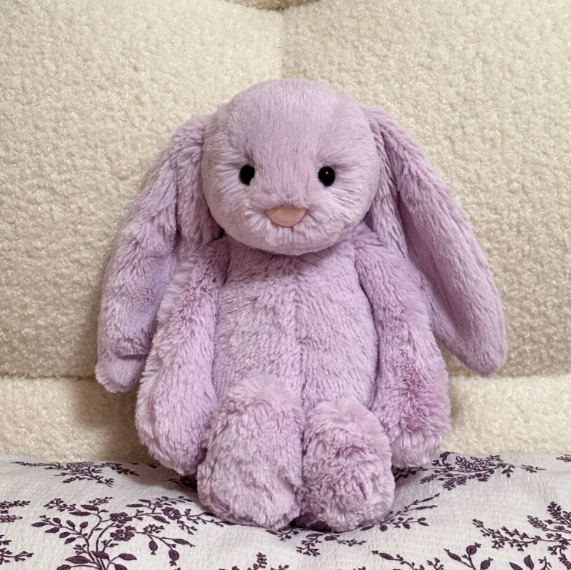Jcjellycat Высокая версия 1:1 --- Серия Shy Bonnie Rabbit Сердце Бонни Кролик Золотая этикетка Цветочный плюш