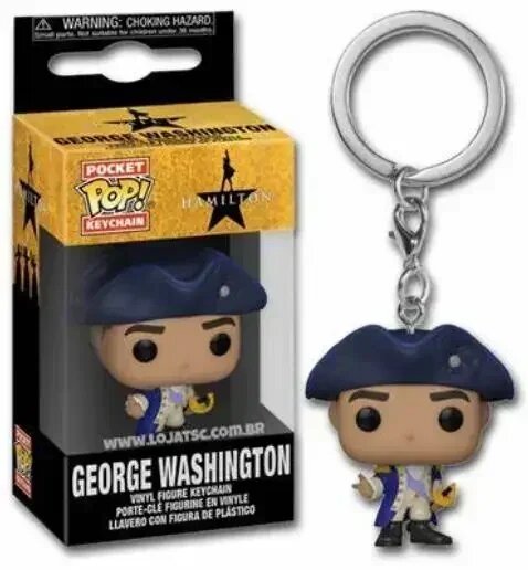 FUNKO поп-карманный поп-брелок Hamilton George Washington виниловая фигурка Коллекция игрушек кукла Рождественский подарок для детей
