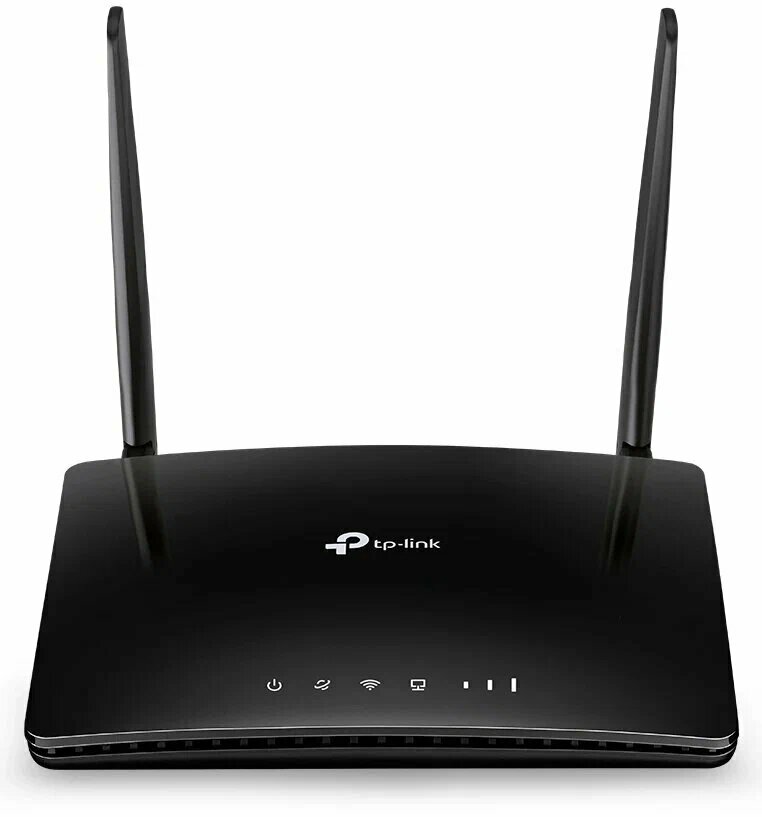Роутер беспроводной TP-Link Archer MR202, Wi-Fi 5, AC750, 2.4/5ГГц, 3 LAN, 1 WAN/LAN, 3G/4G, черный