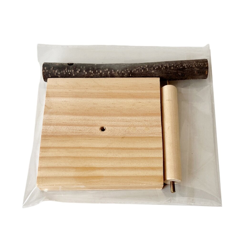 Птичий насест Натуральная Деревянная Подставка для Попугаев Принадлежности для Конуры Подставка для Волнистых Попугайчиков Когтеточки для Маленьких Средних Попугаев Подставка Игрушка