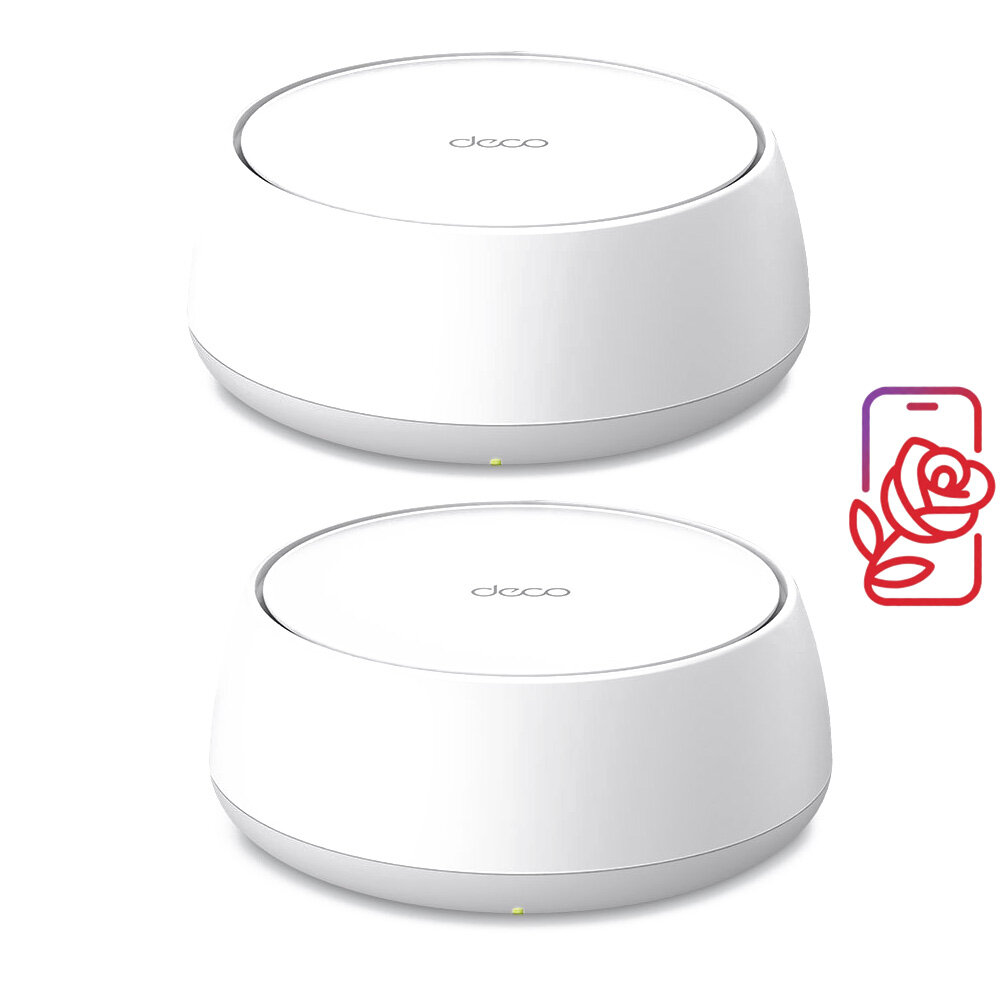 Mesh-система WiFi 7 Двухдиапазонный Роутер TP-LINK Deco BE25 (2-pack) BE3600