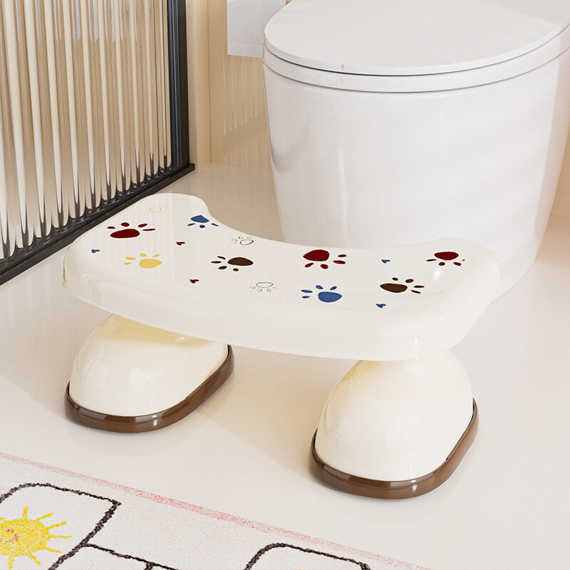 Подставка для ног в ванной для детей, противоскользящий утолщенный табурет для туалета, табурет для приседаний, табурет для ванной для беременных женщин.