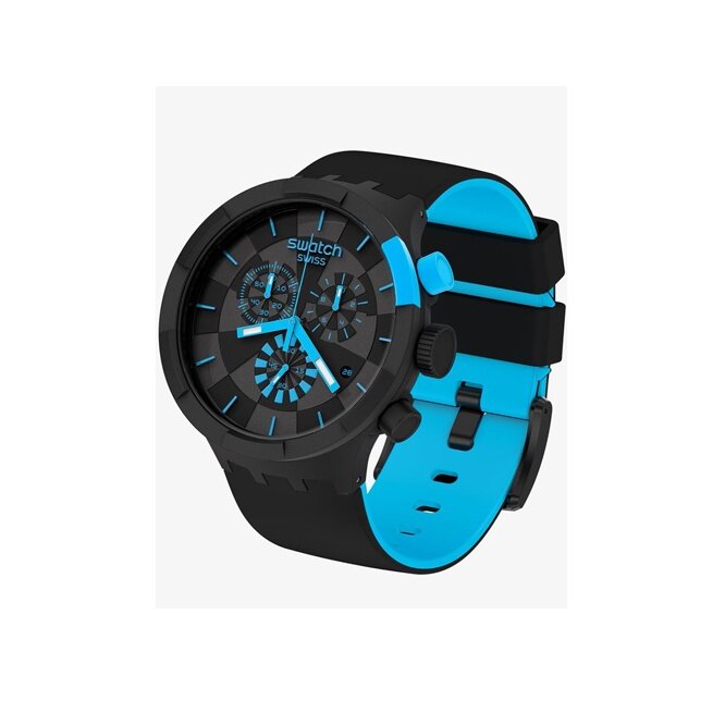Наручные часы Swatch, синий — фото 1