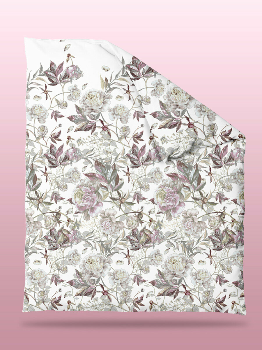 Пододеяльник Василиса Евро 200х215 см, Поплин, хлопок 100%, Болеро