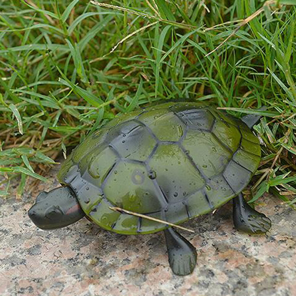 Электрическая черепаха с дистанционным управлением робот инфракрасный симулятор зеленой морской черепахи настоящая ползущая забава сложный игрушка мальчик rc робот и животное (зеленое)