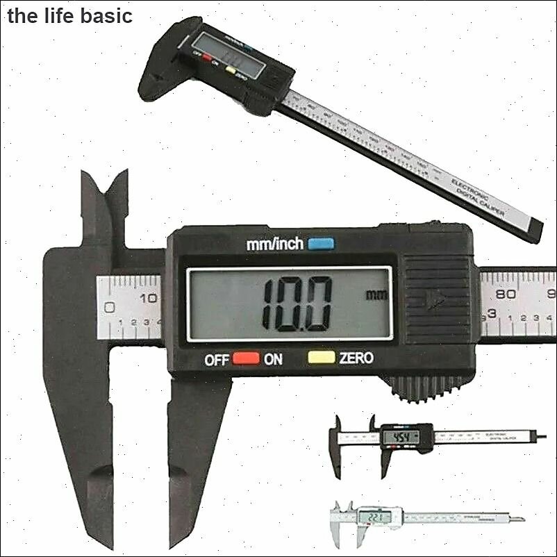 Штангенциркуль цифровой электронный с углеродным волокном микрометр 150 мм