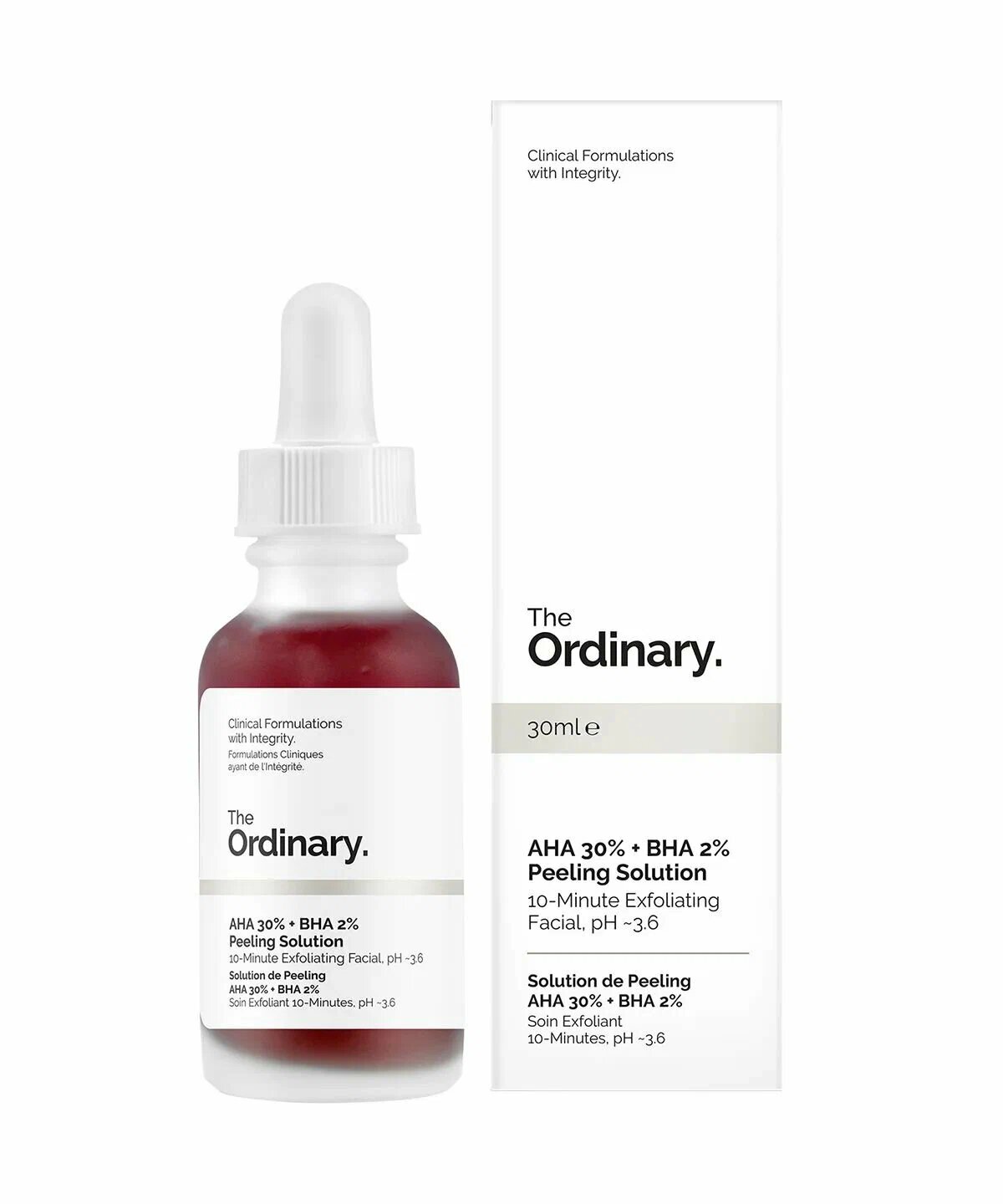 Пилинг красный сыворотка для лица 30 мл / AHA 30% + BHA 2% peeling solution, 30 ml