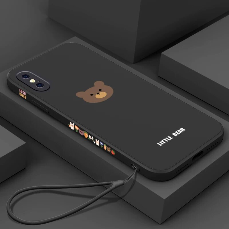 Чехол для телефона Apple XS из жидкого силикона, матовый мягкий чехол для iPhone XS Max, XR/XS Max, простой, в нишевом