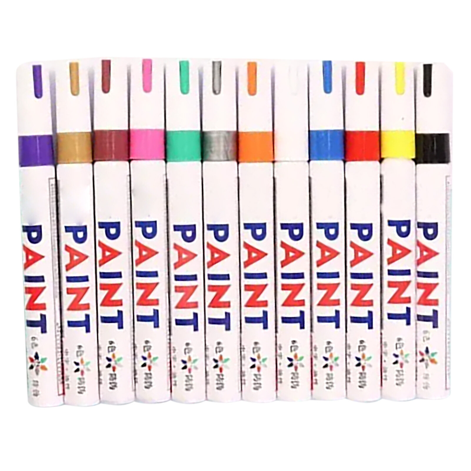12 шт. маркеров для граффити разных ярких цветов, водостойкие быстросохнущие маркеры для стекла, дерева, металла