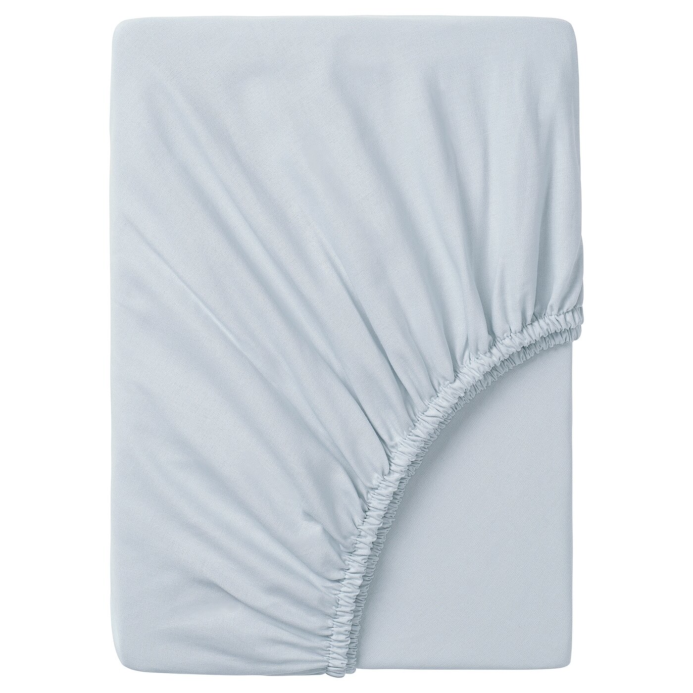 DVALA Простынь на резинке 150х200 см икеа, натяжная/голубой (50423629)100% хлопок