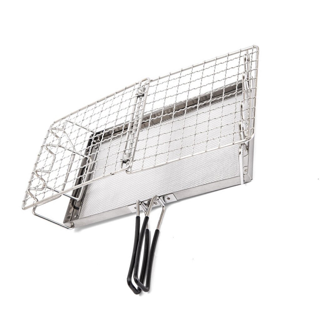 Портативный складной гриль из нержавеющей стали