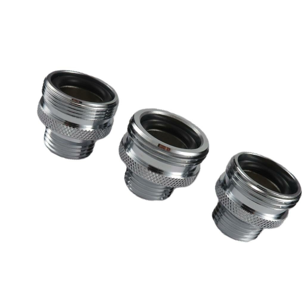 Адаптер для душевого шланга с резьбой 1/2 дюйма, 3 шт.