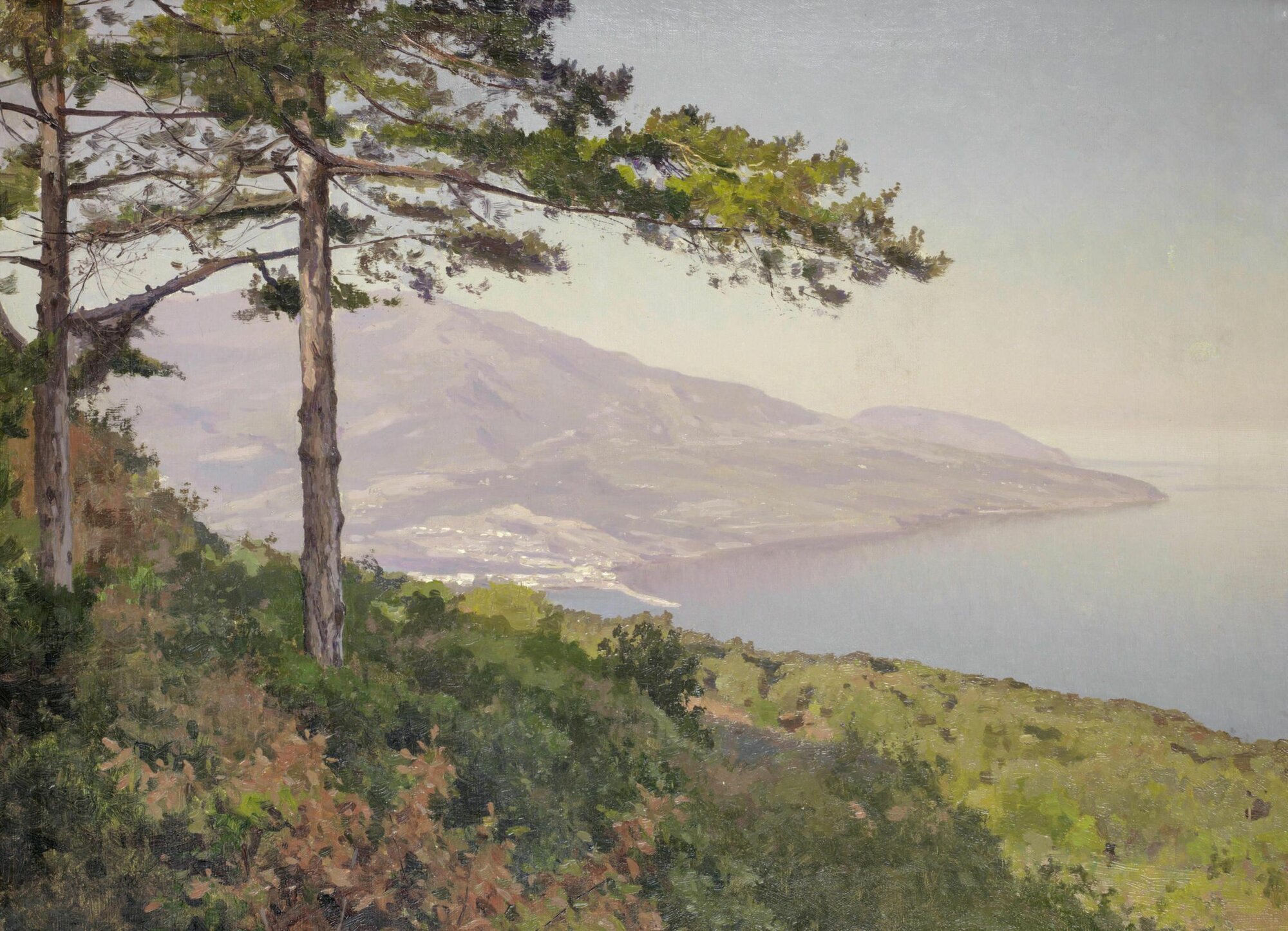 Картина Крачковского Иосифа Вид на побережье Крыма 80х58 см