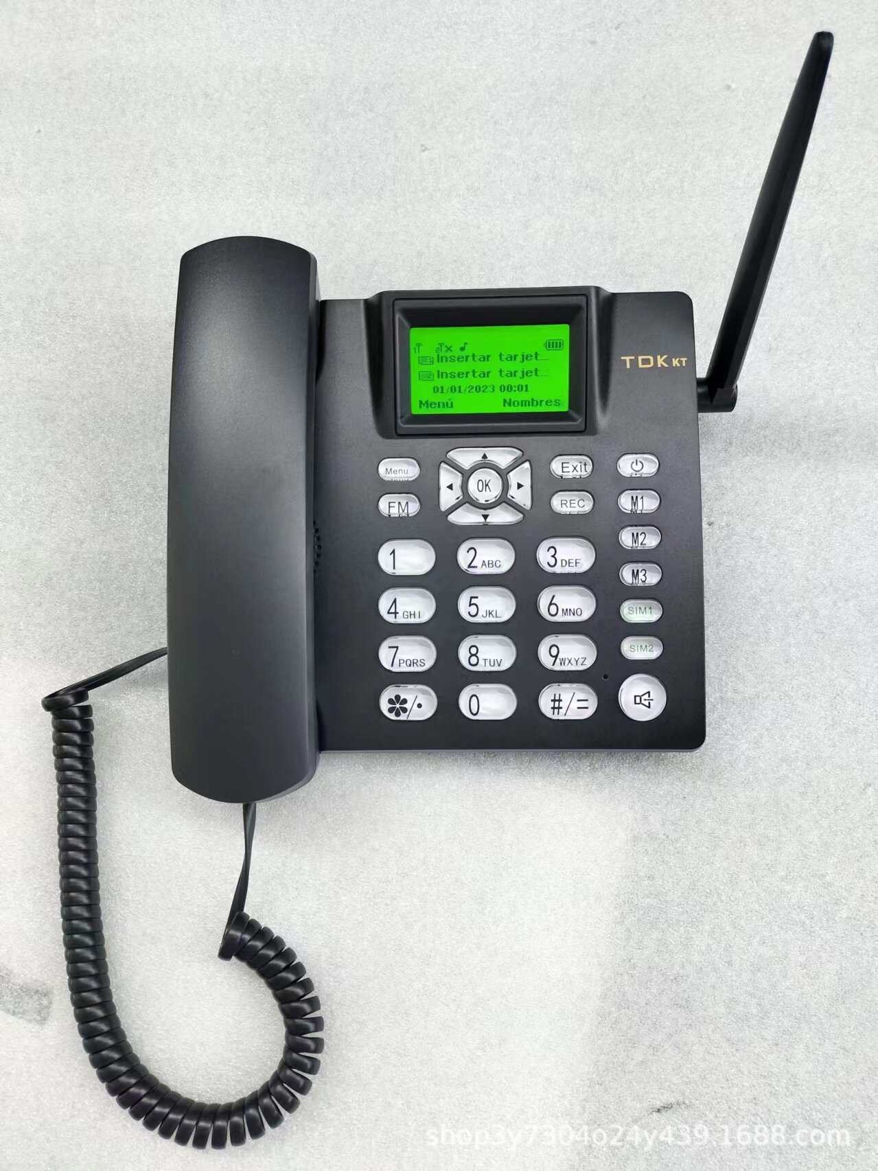 2025 F317 Внешняя торговля 2G беспроводной стационарный телефон с SIM-картой, базовая станция, телефон с двумя SIM-картами, запись, FM-радио, телефон для пожилых