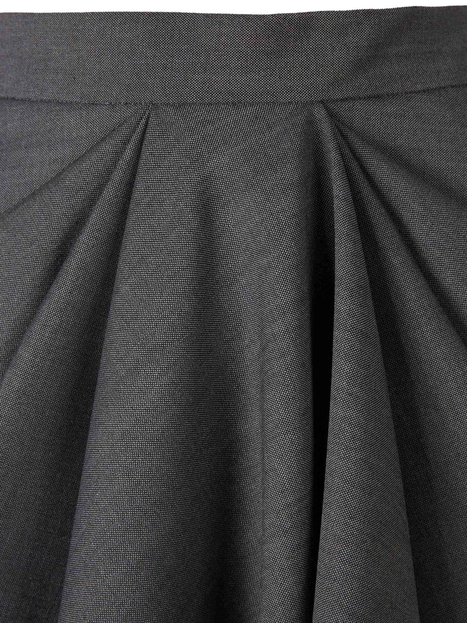 Юбка GIVENCHY Draped midi skirt, размер 38, grey — фото 1