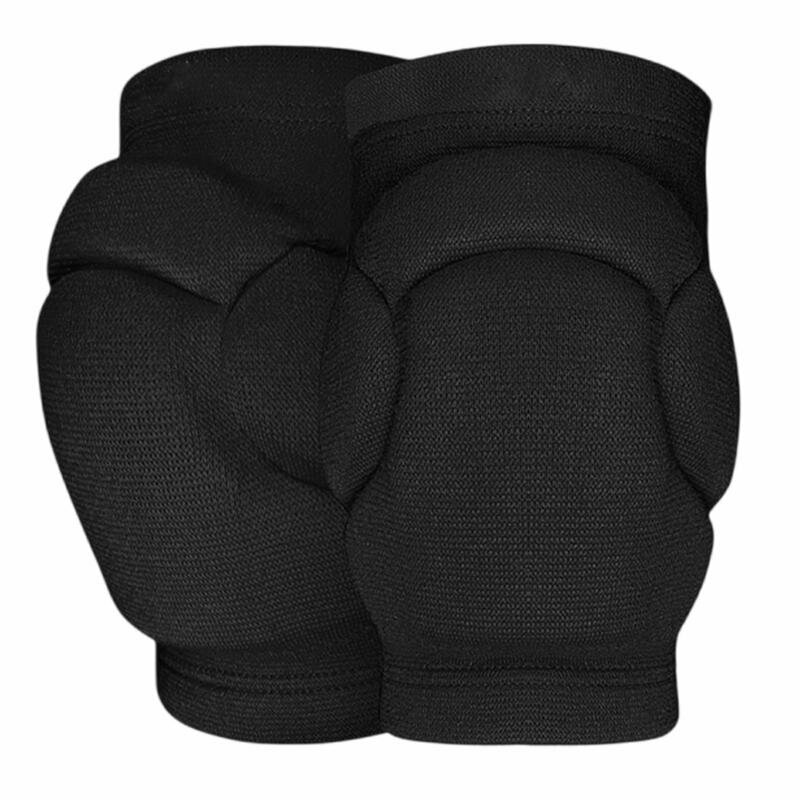 Наколенники для волейбола, борьбы и танцев, Черный - XL