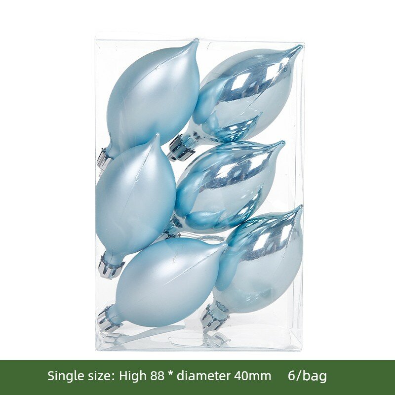 Искусственный цветок «Капля» от Jinghua, рождественский шар, подвеска необычной формы, украшение для елки, декор для