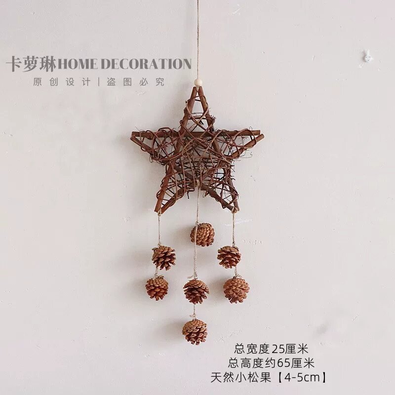 Драбина из ветки березы, сушеный цветок, украшение на стену, скандинавское украшение, комната, спальня, детский сад,