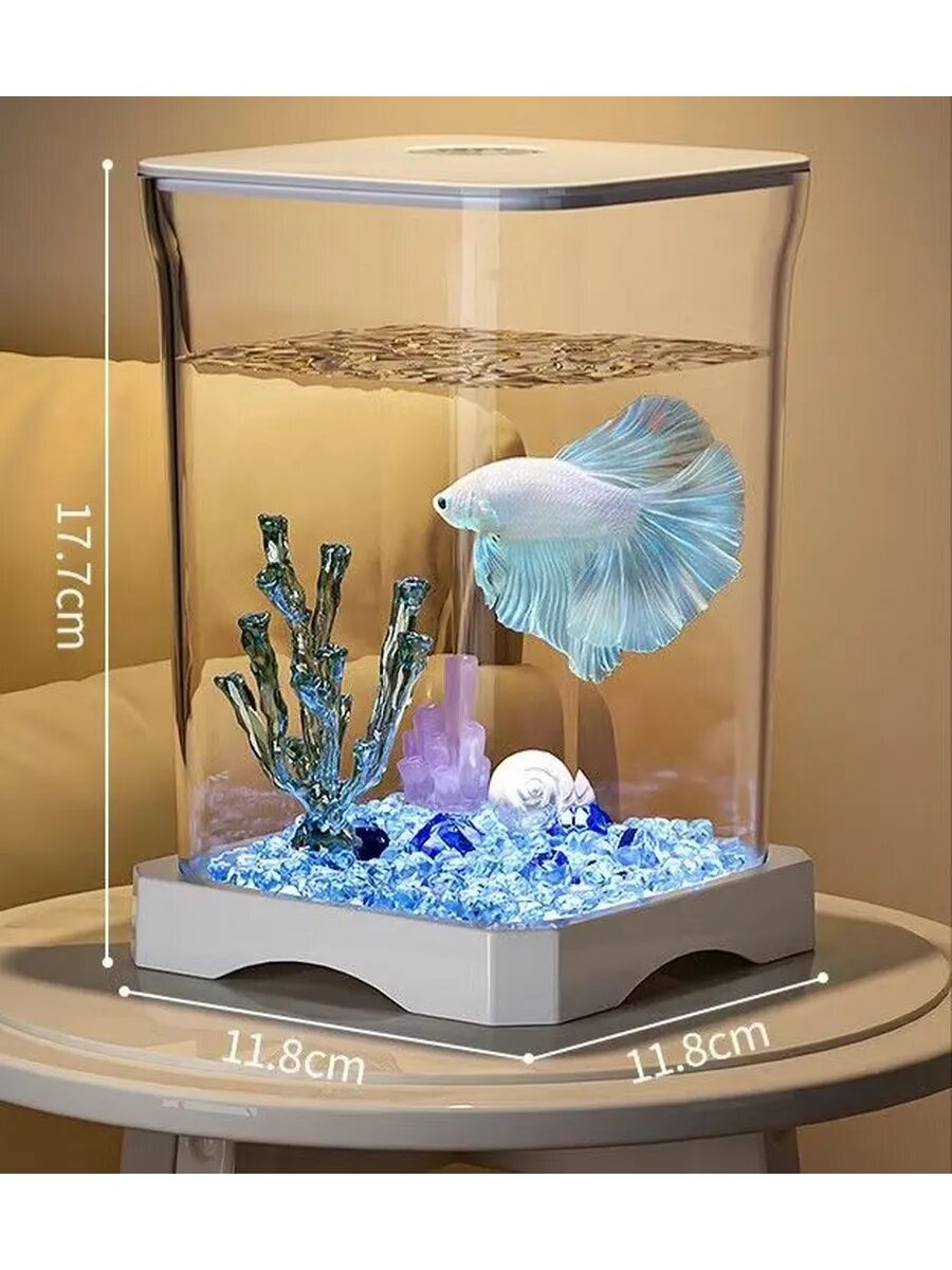 Мини аквариум для рыб Aquatop многофункциональный