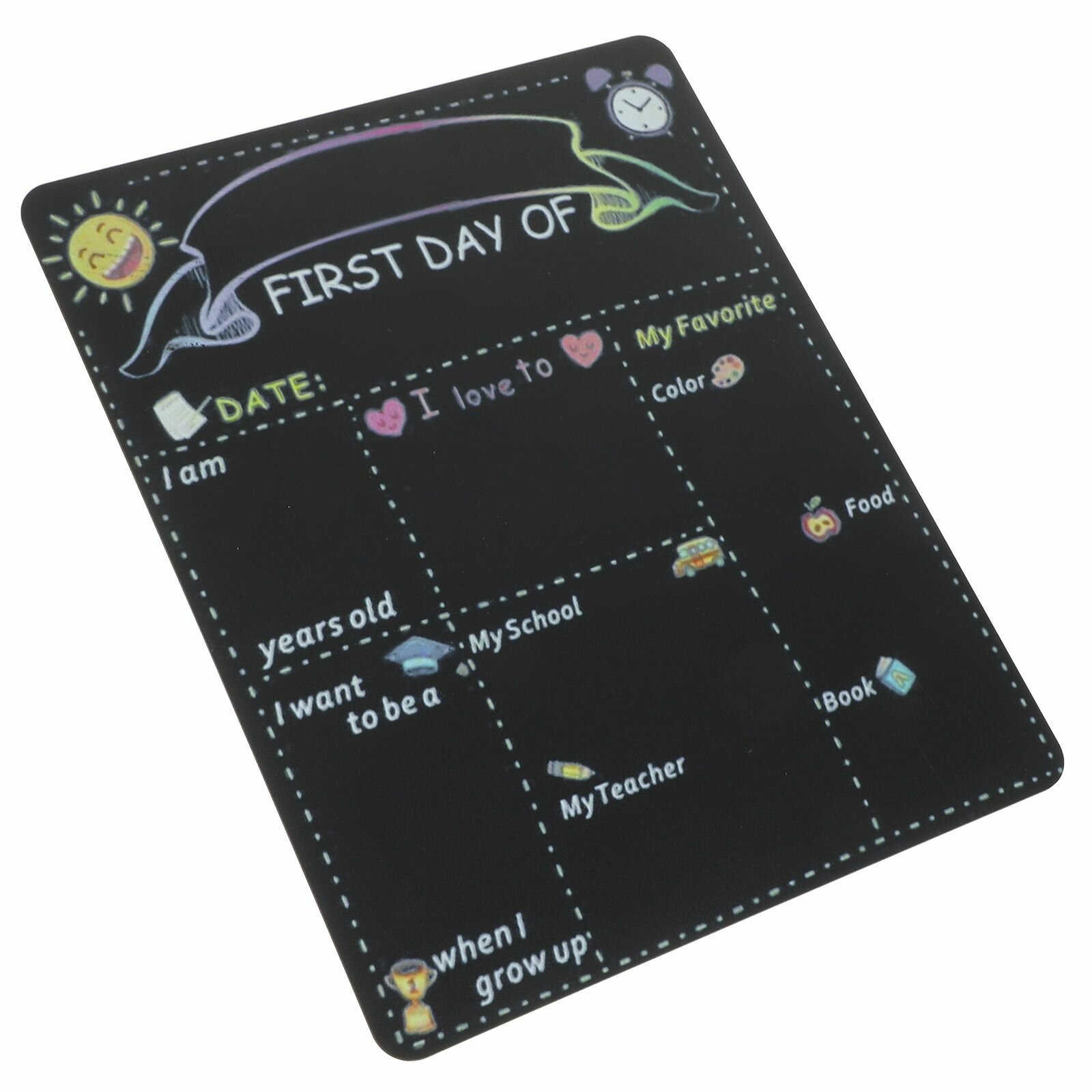 Школьная двусторонняя деревянная доска для письма и оформления