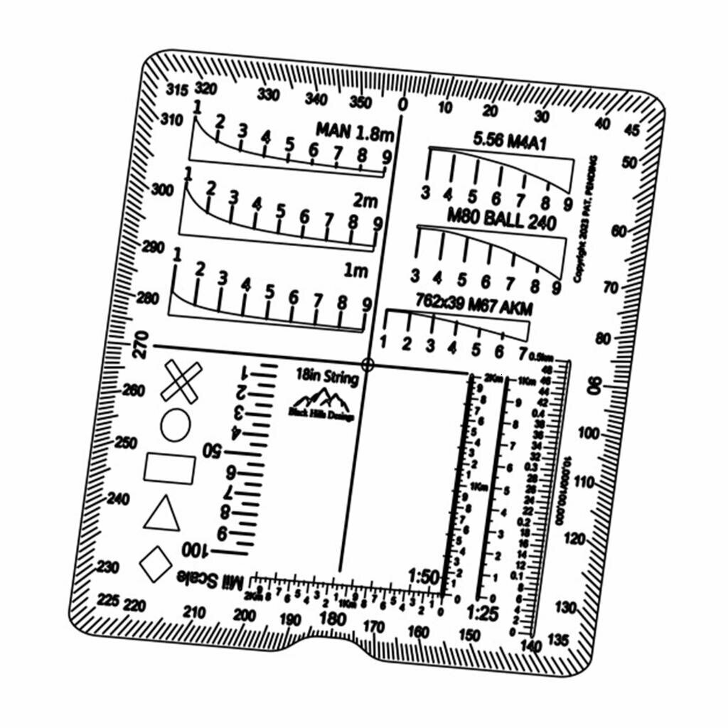 Дальномер компактный легкий для стрельбы, B