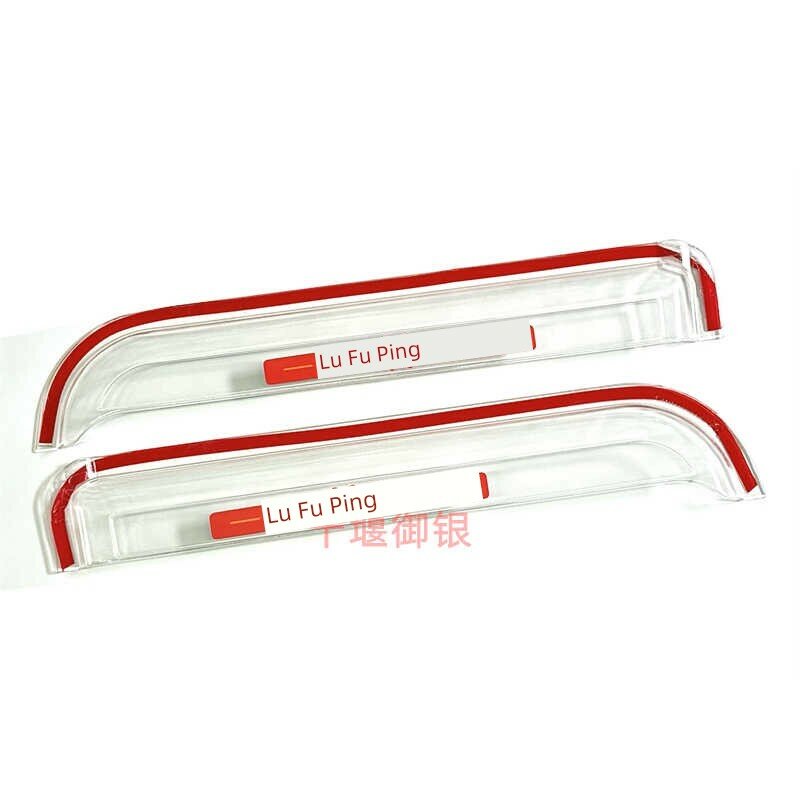 Дефлекторы окон (ветровики) для грузовиков Howo 290, 300, 340, 400, 375, 336, 380, 440 Старая прозрачная утолщенная