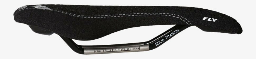 Седло SDG Ti-Fly Solid Ti Black Kevlar Cover (06408DS)