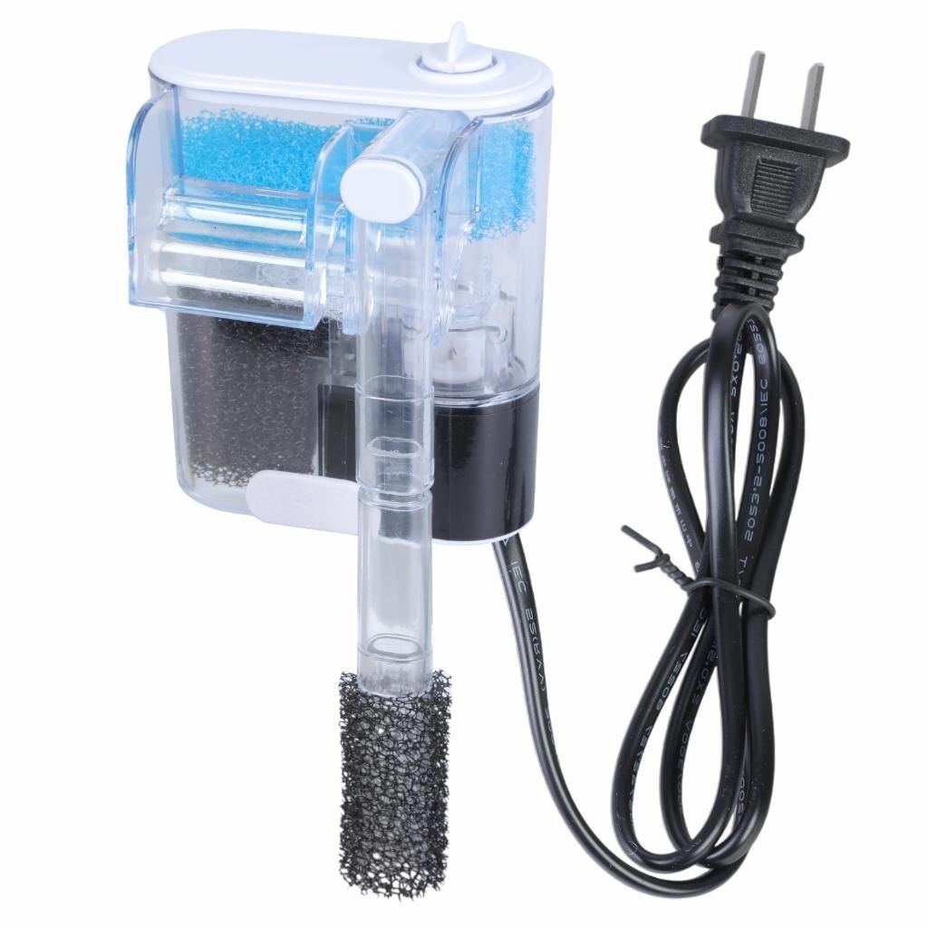 3-в-1 фильтр для аквариума с аэрацией, - фильтр для стен водопада