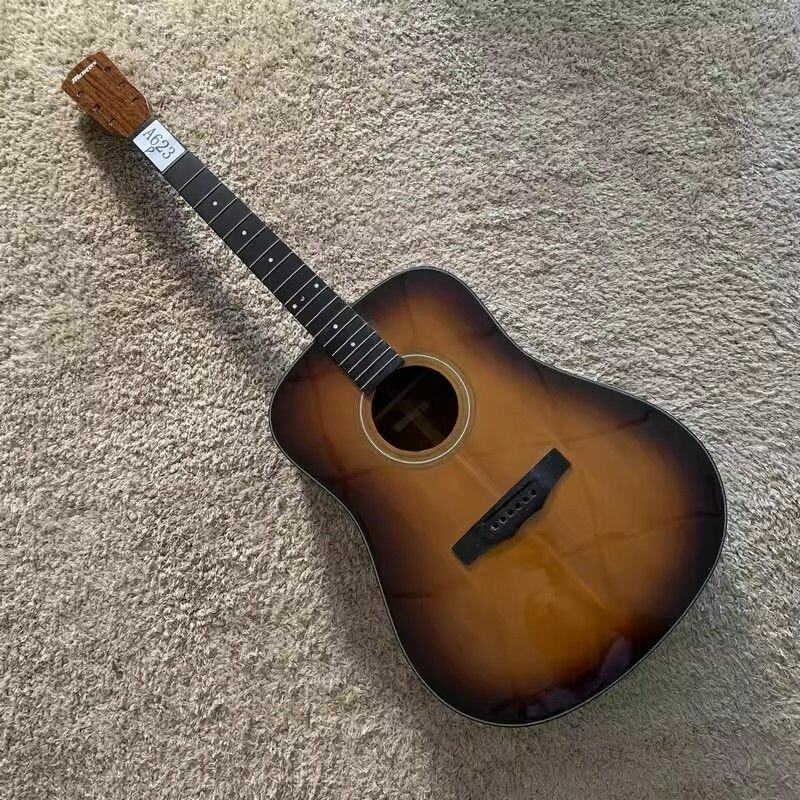 Акустическая гитара Morris, ламинированная ель и красное дерево, полуфабрикат, без комплектующих