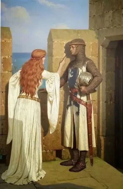 Алмазная Мозаика "средневековые Рыцари" 40x50 См Алмазная Вышивка / Картина Стразами Подарков / Украшения