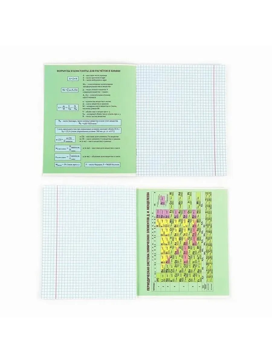 Практичная тетрадь с аниме-обложкой и справочным материалом