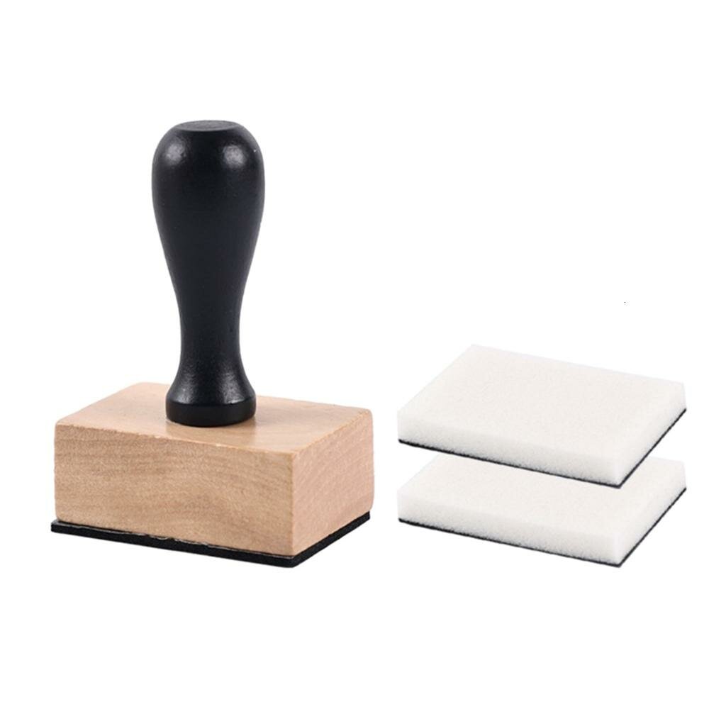 Губка для окрашивания с деревянной ручкой, Черный