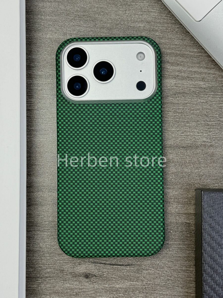 Магнитный тонкий кевларовый чехол для iphone 17 Pro, чехол из кевлара, премиум, минималистичный, антискользящий